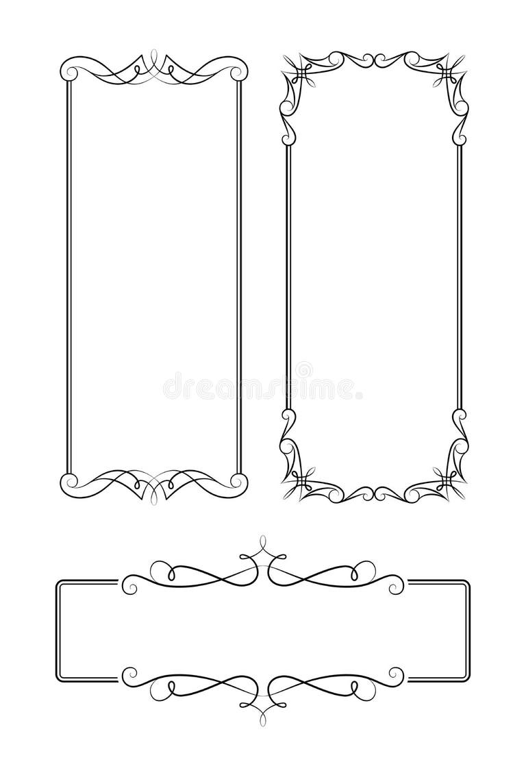 Rectangle Borders Frames Stock Illustrations – 3,790 Rectangle Borders ...
