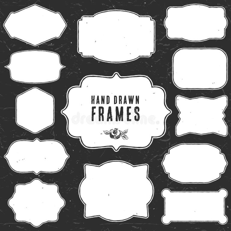Chalk Labels Frame Stock Illustrations – 612 Chalk Labels Frame Stock ...