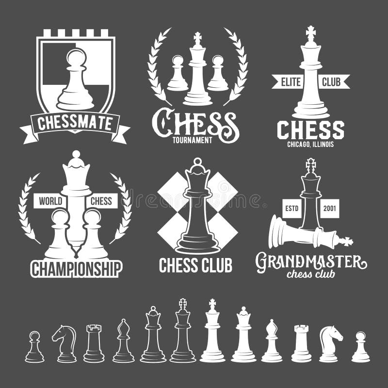 Chess Labels, Badges and Design Elements Stock Vector - Illustration of ...