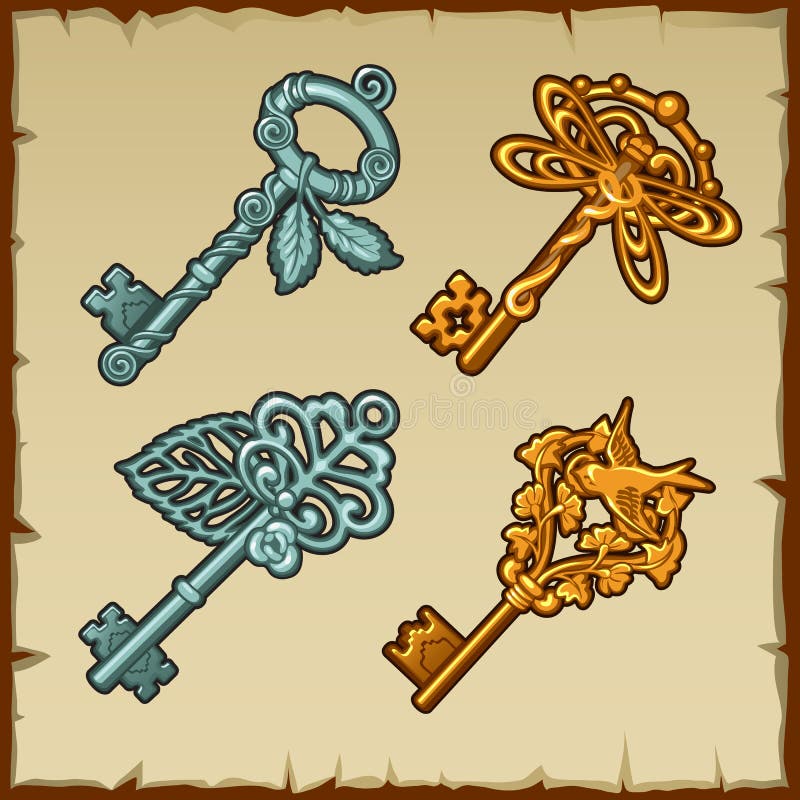 Set Cartoon Keys Stock Illustrations – 1,749 Set Cartoon Keys Stock ...