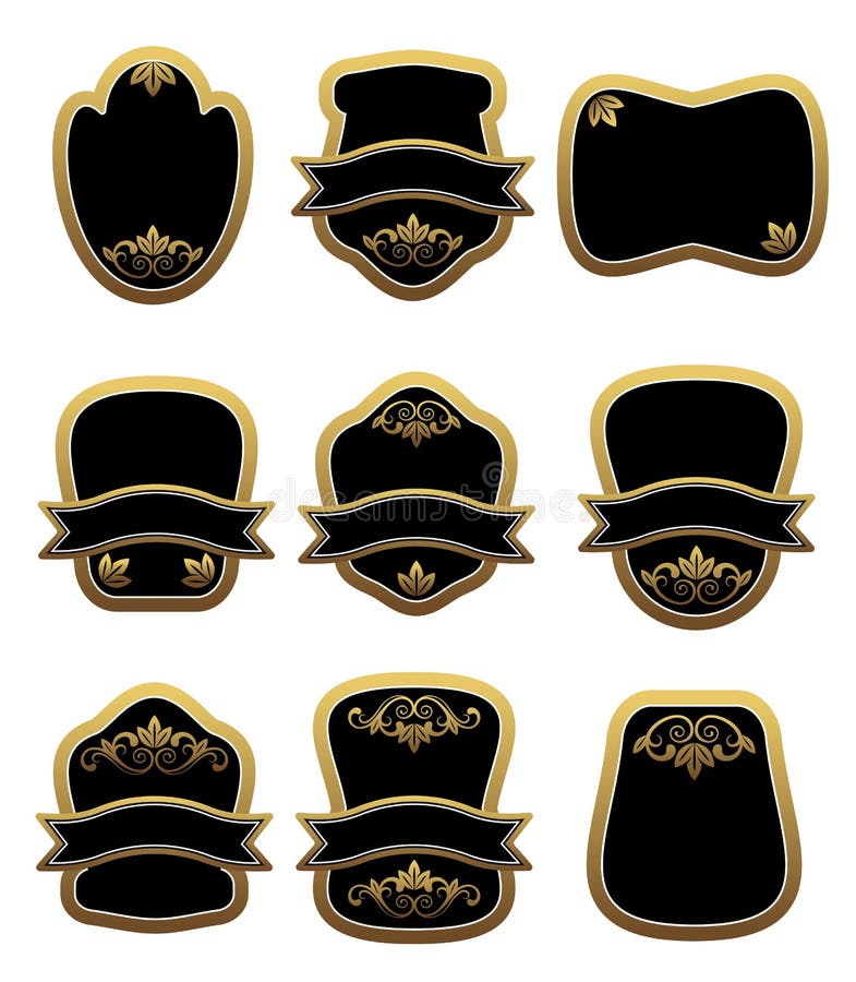 Monogram Logos Set stock vector. Illustration of nobility - 76152850