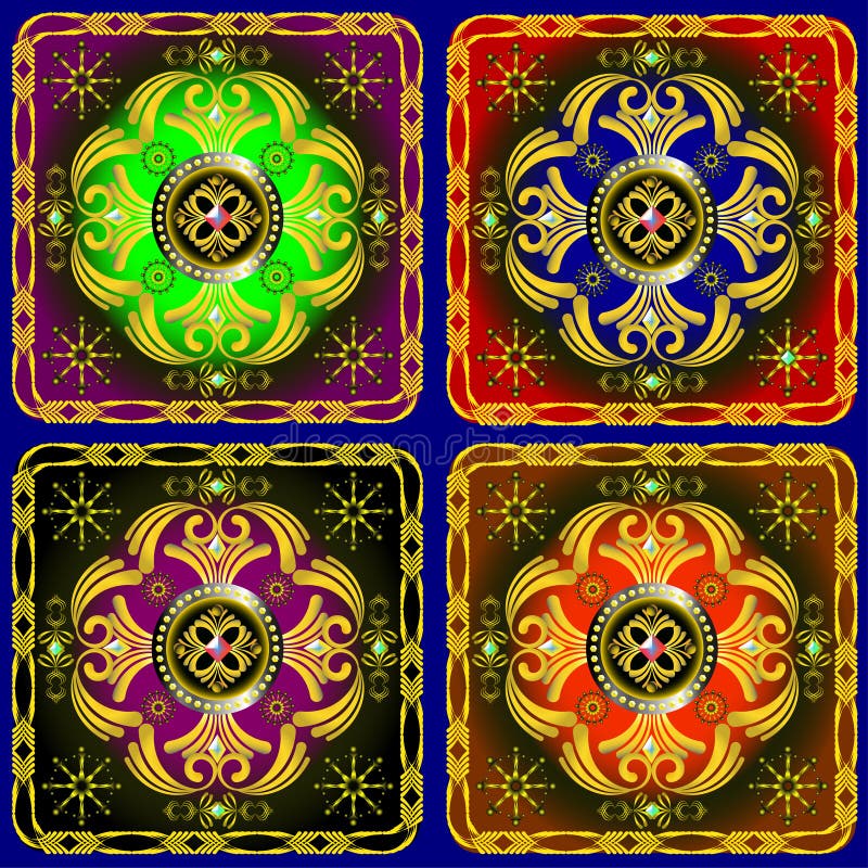 Set of vintage posters stock vector. Illustration of beauty - 49139358