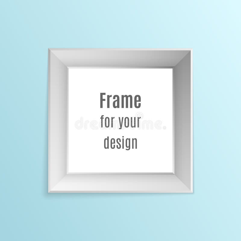 Set of Vintage Realistic Photo Frames. Photo Frame Layout Design ...