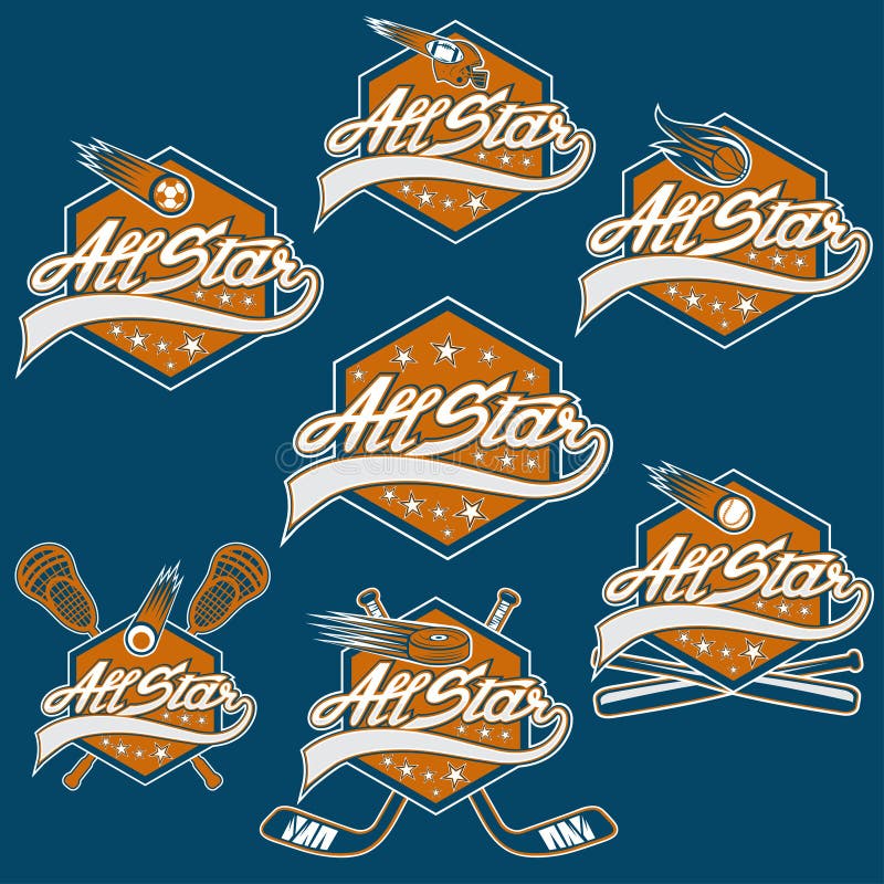 Baseball All Star Logo Stock Illustrations – 71 Baseball All Star Logo ...