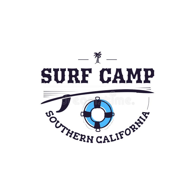 A Set of Surfing for Printing. Wild Wave Logo, Surf Point Sticker ...