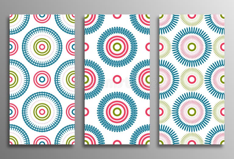 Set Vintage Universal Different Seamless Eastern Patterns (tiling ...