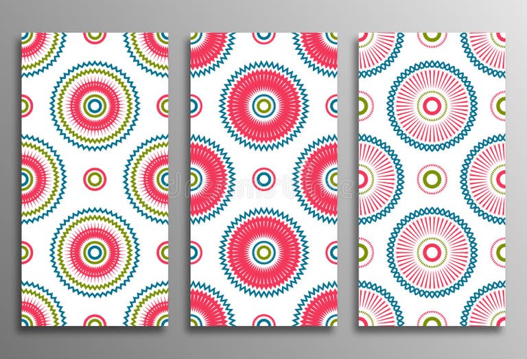 Set Vintage Universal Different Seamless Eastern Patterns (tiling ...