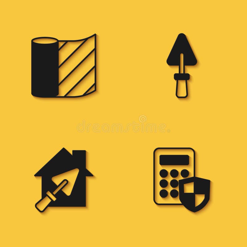 Set Wallpaper, Security Keypad Access Panel, House with Trowel and ...