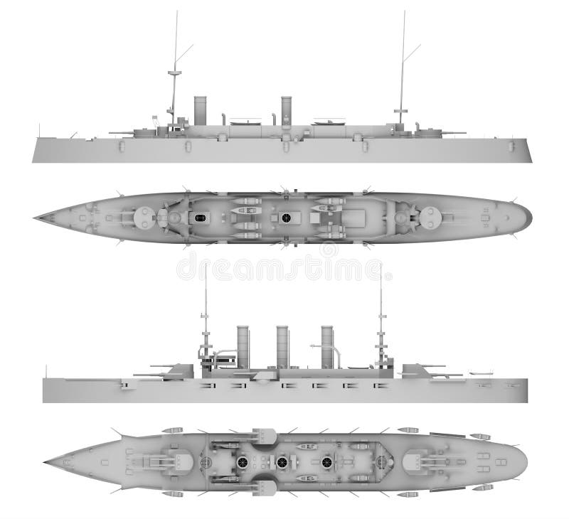 Battleship Top View Stock Illustrations – 196 Battleship Top View Stock ...
