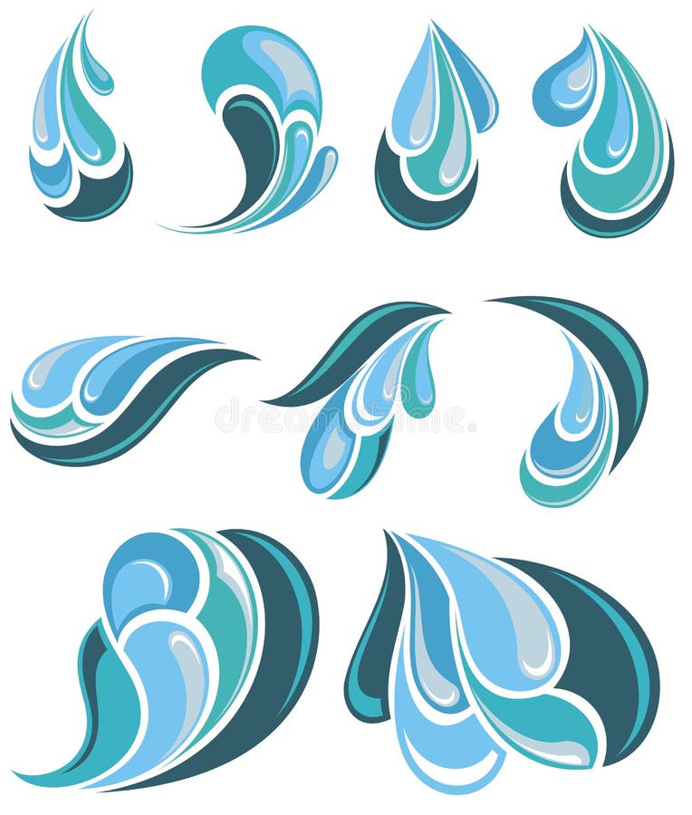 Tropfen vektor abbildung. Illustration von realistisch - 86372532