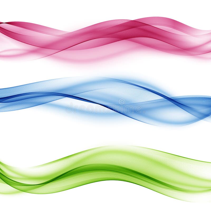 Set of Wavy Banners Wave Abstract Flow Vector Wave Stock Vector ...