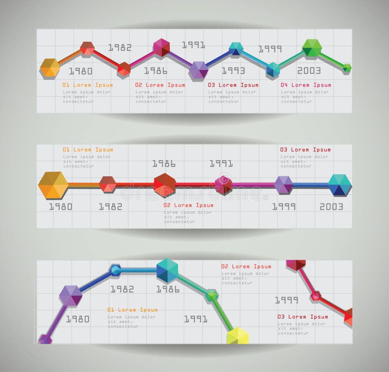 Set of web banners. stock vector. Illustration of digital - 44276055