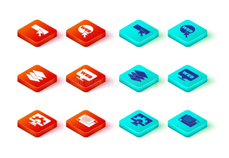 Set Web Development, UI or UX Design, Layers, and Graphic, and Icon ... Set Web Development, UI or UX Design, Layers, and Graphic, and Icon ...