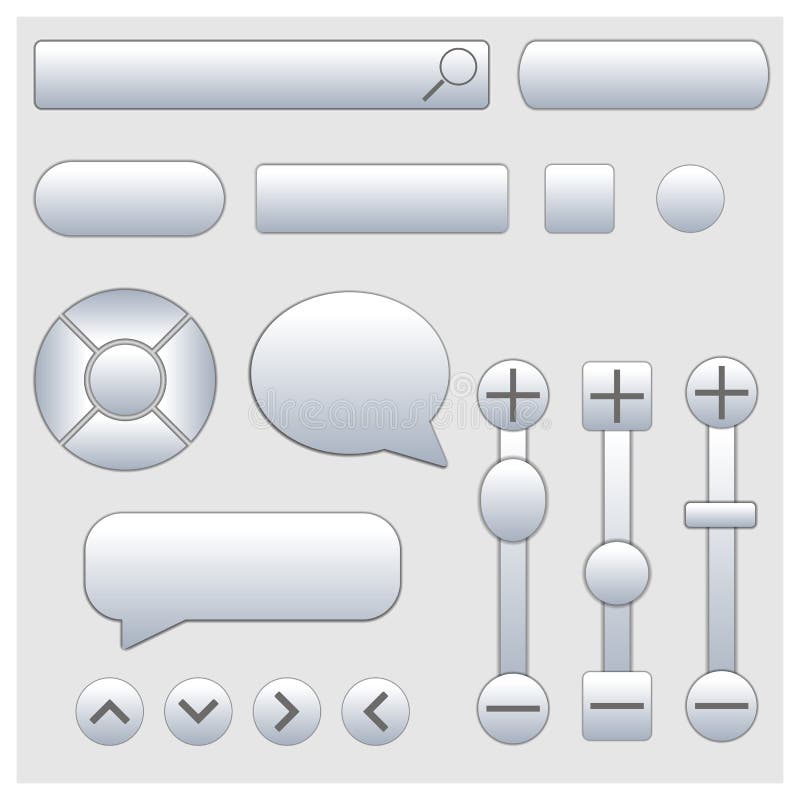 Web elements stock illustration. Illustration of multimedia - 3999272