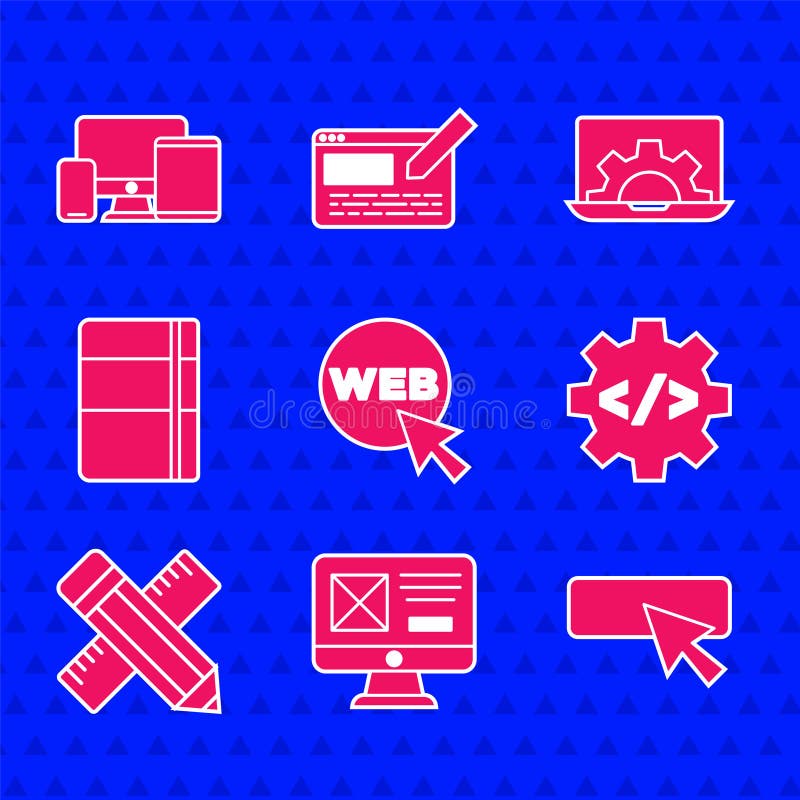 Set Web and Graphic Design, UI or UX, Front End Development, Crossed ... Set Web and Graphic Design, UI or UX, Front End Development, Crossed ...