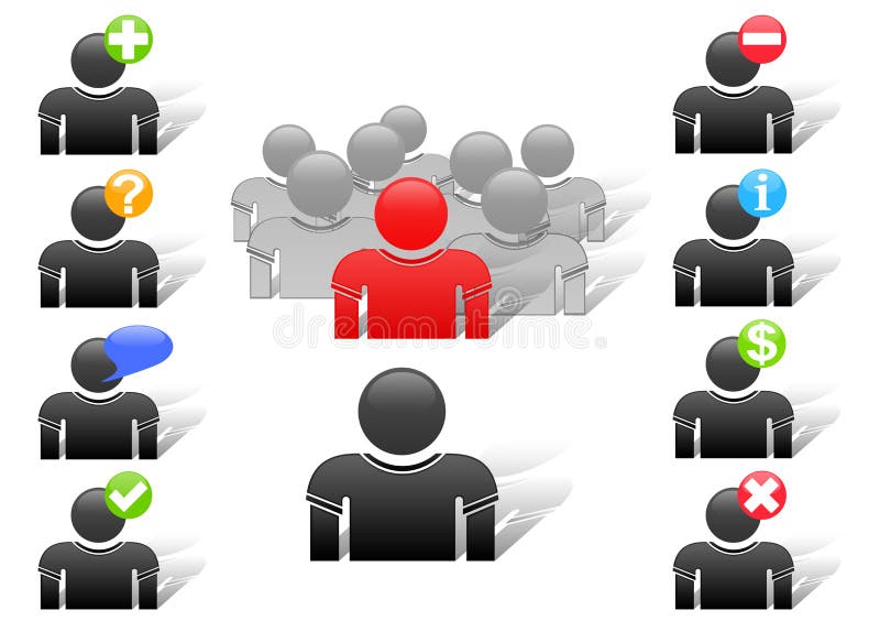 Vector Accept and Decline Buttons Stock Vector - Illustration of pushed ...