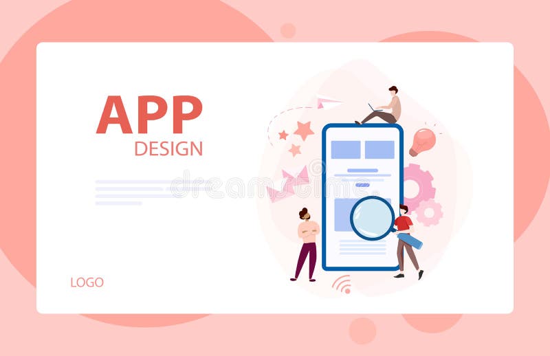 Set of Website Development Banner. Web Page Programming Stock Vector - Illustration of contact ...