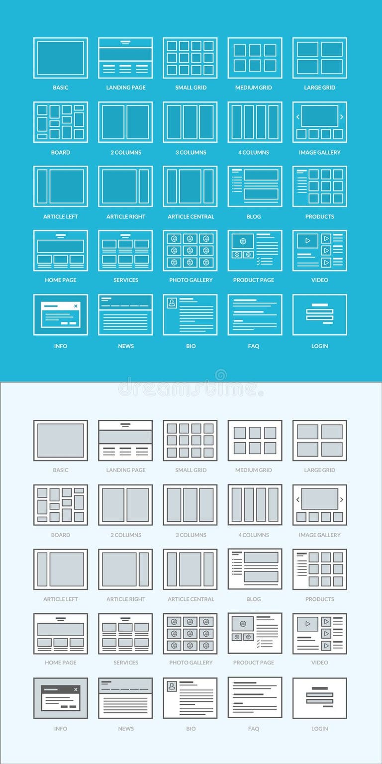 Wireframes Stock Illustrations – 1,298 Wireframes Stock Illustrations, Vectors & Clipart ...