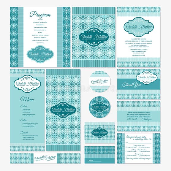 Wedding Program Border Stock Illustrations – 72 Wedding Program Border ...