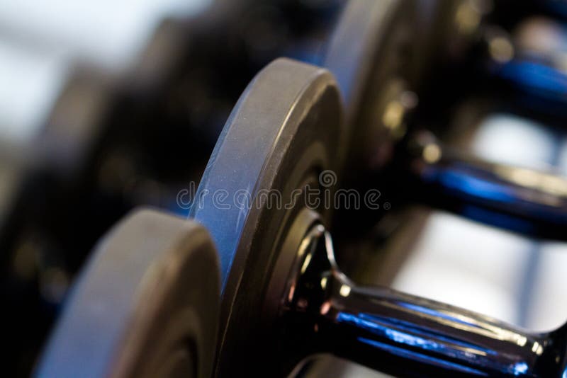 Weight rack stock photo. Image of indoors, dumbbells - 289819434