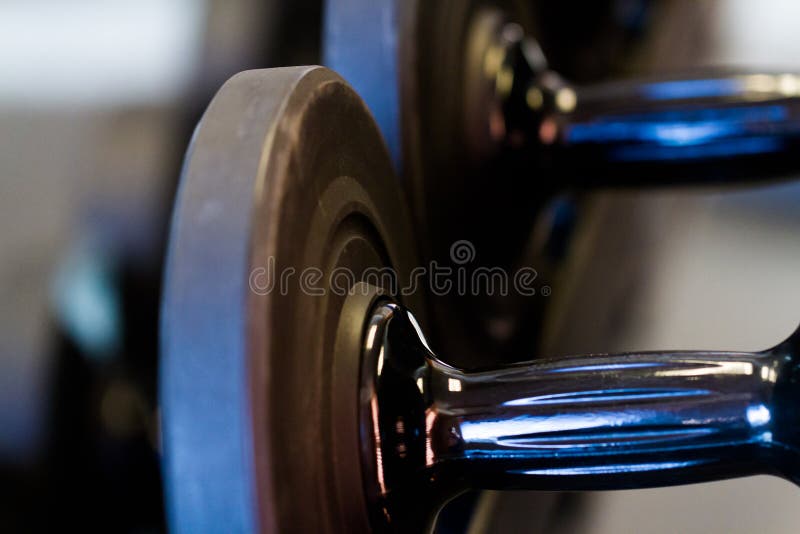Weight rack stock image. Image of iron, fitness, dumbbells - 289819733
