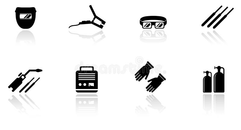 Welding Machine Icon Set Stock Illustrations – 1,582 Welding Machine ...
