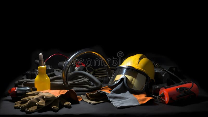 A Set of Welding Equipment Including Gas Torches and Safe Two Created ...