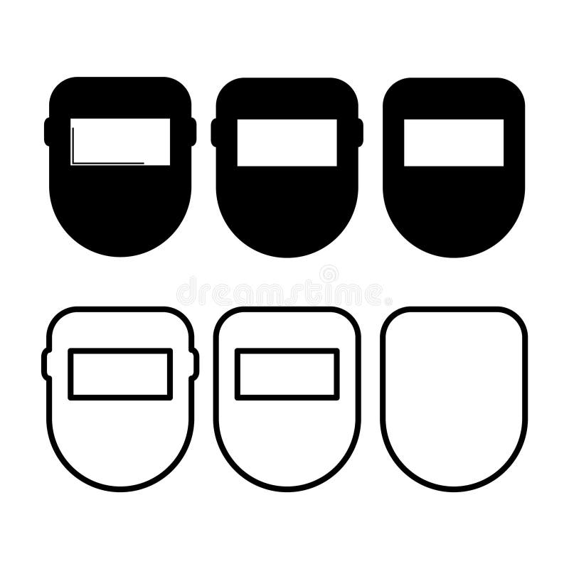 Set of Welding Technology Icon, Metal Tool Equipment Symbol, Safe Weld ...