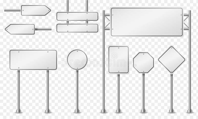 Gray Road with White Markings - Set - Vector Stock Vector ...