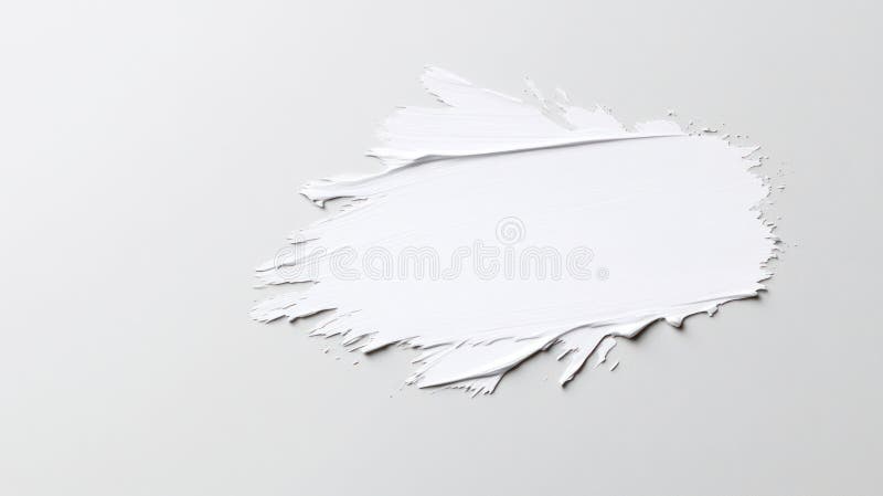 White Paint Smear Texture Set - Abstract Elements for Design Stock ...