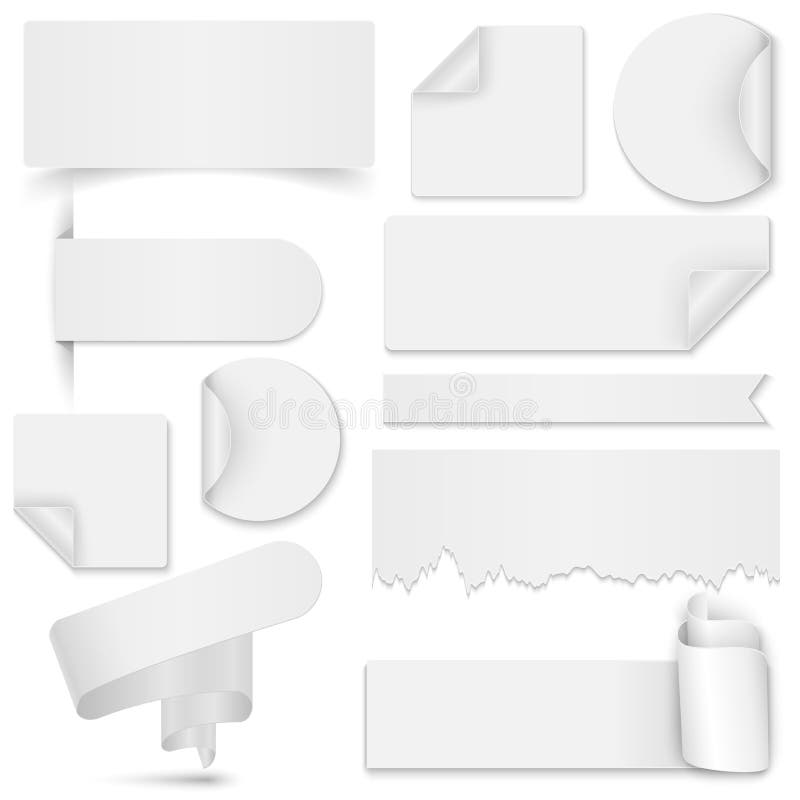 Blank Rectangular Stickers Stock Illustrations – 775 Blank Rectangular ...