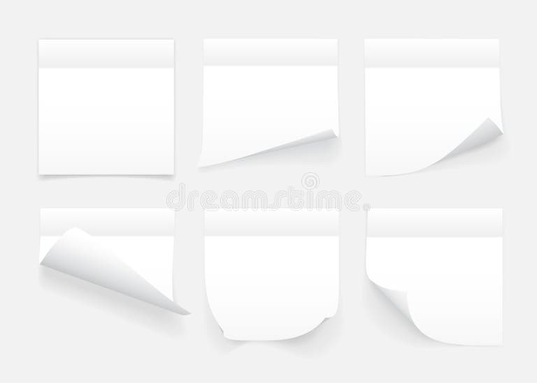 Blank Sticky Note Transparent Background Stock Illustrations – 2,733 ...