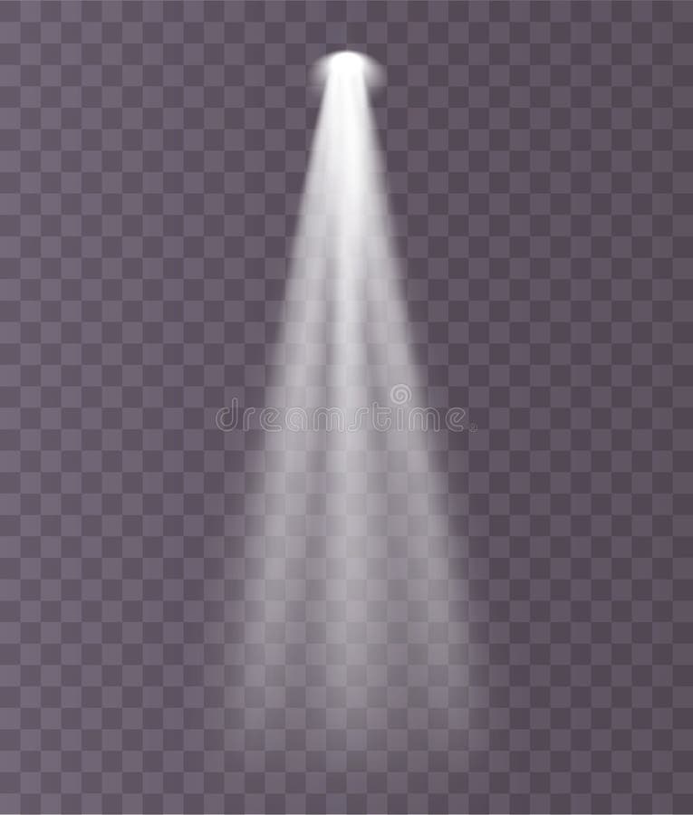 White spotlight shines stock vector. Illustration of empty - 184216736