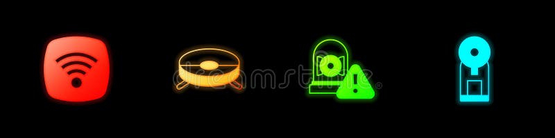 Set Wi-Fi Wireless Internet Network, Robot Vacuum Cleaner, Ringing ...