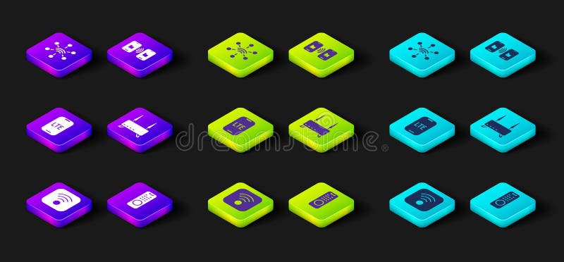 Set Wi-Fi Wireless Internet, Remote Control, LTE Network, Router and Wi ...