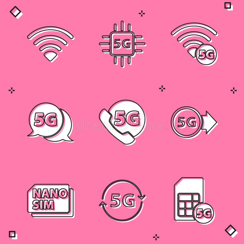 Set Wi-Fi Wireless Network, Processor 5G, Phone with, Nano Sim Card and ...