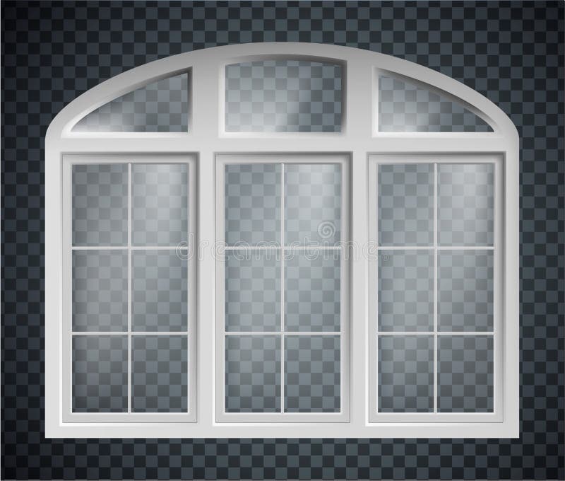 Set of Window Frames Isolated on Transparent Background Stock ...
