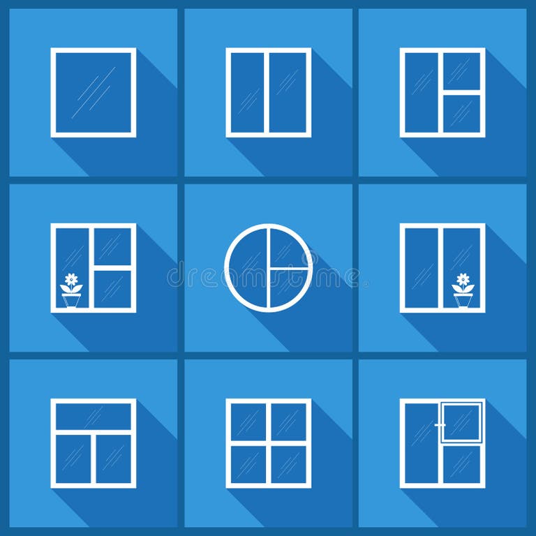 Window Icons Stock Illustrations – 49,713 Window Icons Stock ...