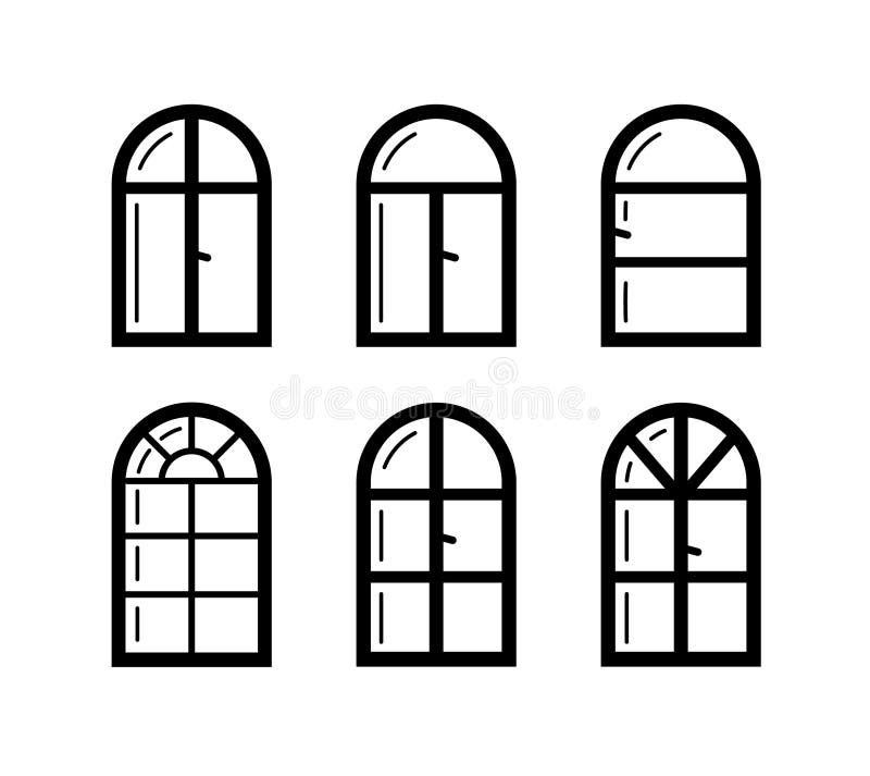 Round Window Frames Stock Illustrations – 824 Round Window Frames Stock ...