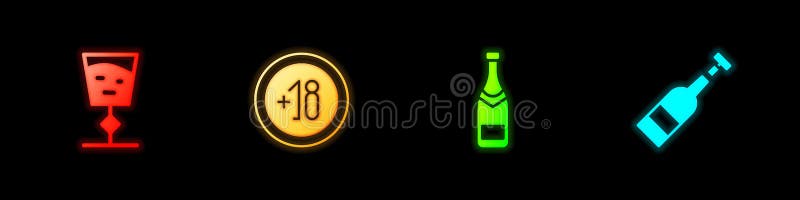 Alcohol 21 Plus Age Restriction Prohibition Sign. No Symbol Isolated on ...