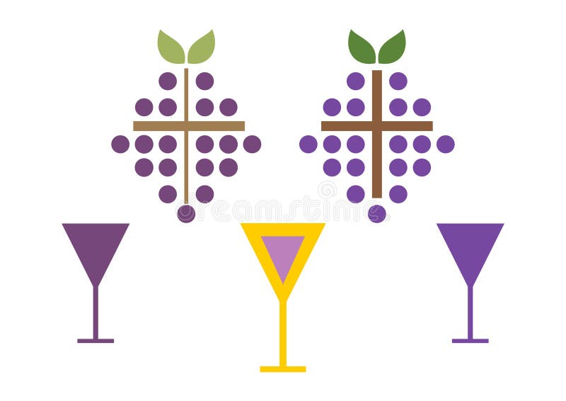 Glass of wine stock vector. Illustration of vector, tasty - 2425478