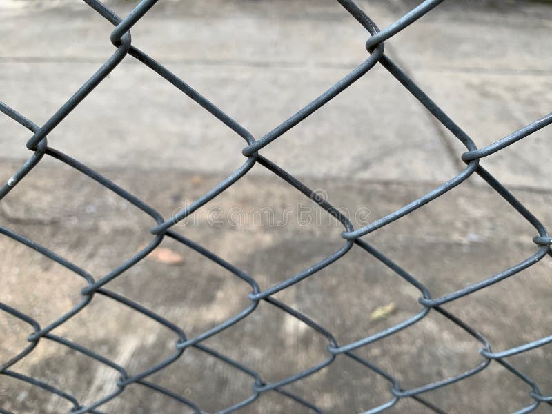 Wire Mesh Background in School Stadium Stock Photo - Image of metal ...