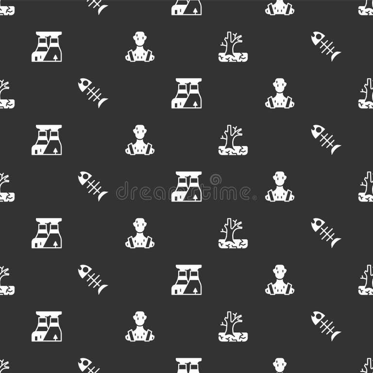 Set Withered Tree, Dead Fish, Nuclear Power Plant and High Human Body ...