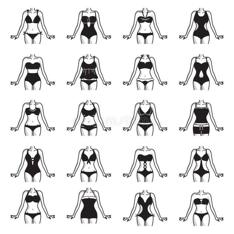 Bikini Designs Stock Illustrations – 196 Bikini Designs Stock ...