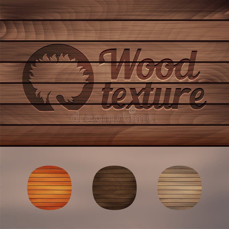 Set of Wood Texture Backgrounds, Four Colors Included Stock Vector ...