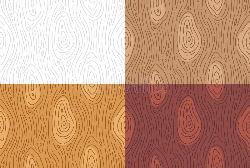 Set of Wood Texture Template Stock Vector - Illustration of grain, tree ...