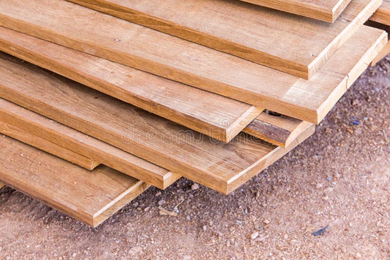 Set of Wood Timber for Home Construction Stock Image - Image of wood ...