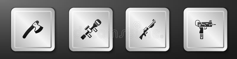 Wooden Sniper Rifle Side View Stock Vector - Illustration of assault ...