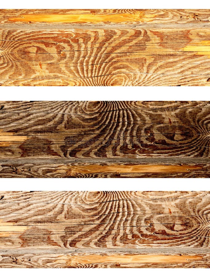 Wooden banners set stock image. Image of rough, natural - 19814005