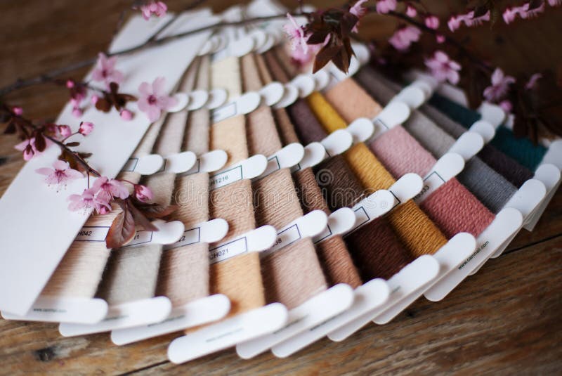 Set of woolen thread stock photo. Image of hobby, craft - 58207334